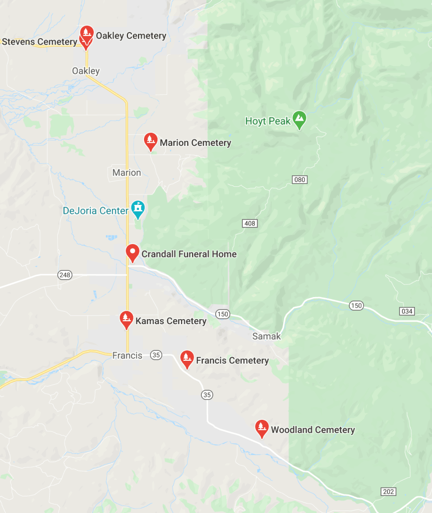 Cemeteries of Kamas Valley – Kamas Valley History Group