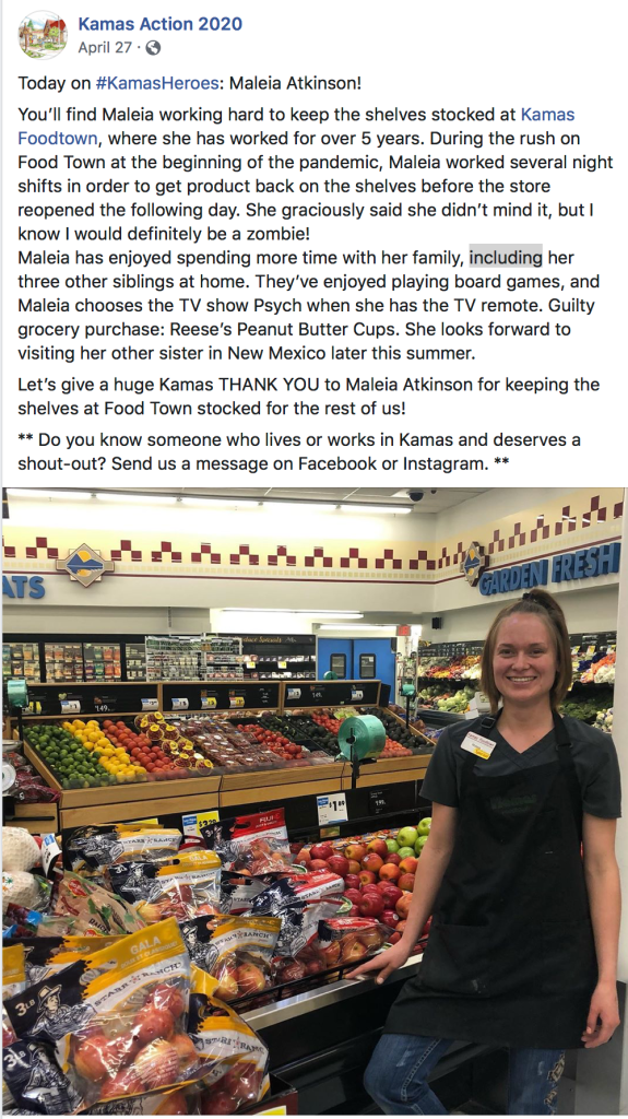 #KamasHeroes – Maleia Atkinson – Kamas Valley History Group