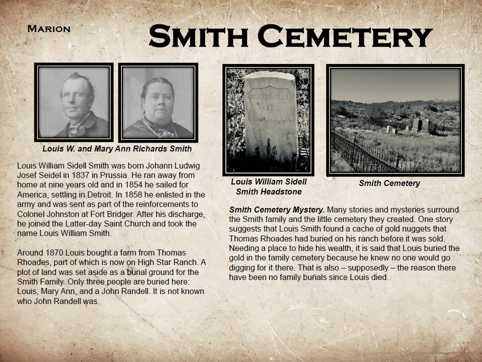 From the Calendar: The Smith Cemetery – Kamas Valley History Group