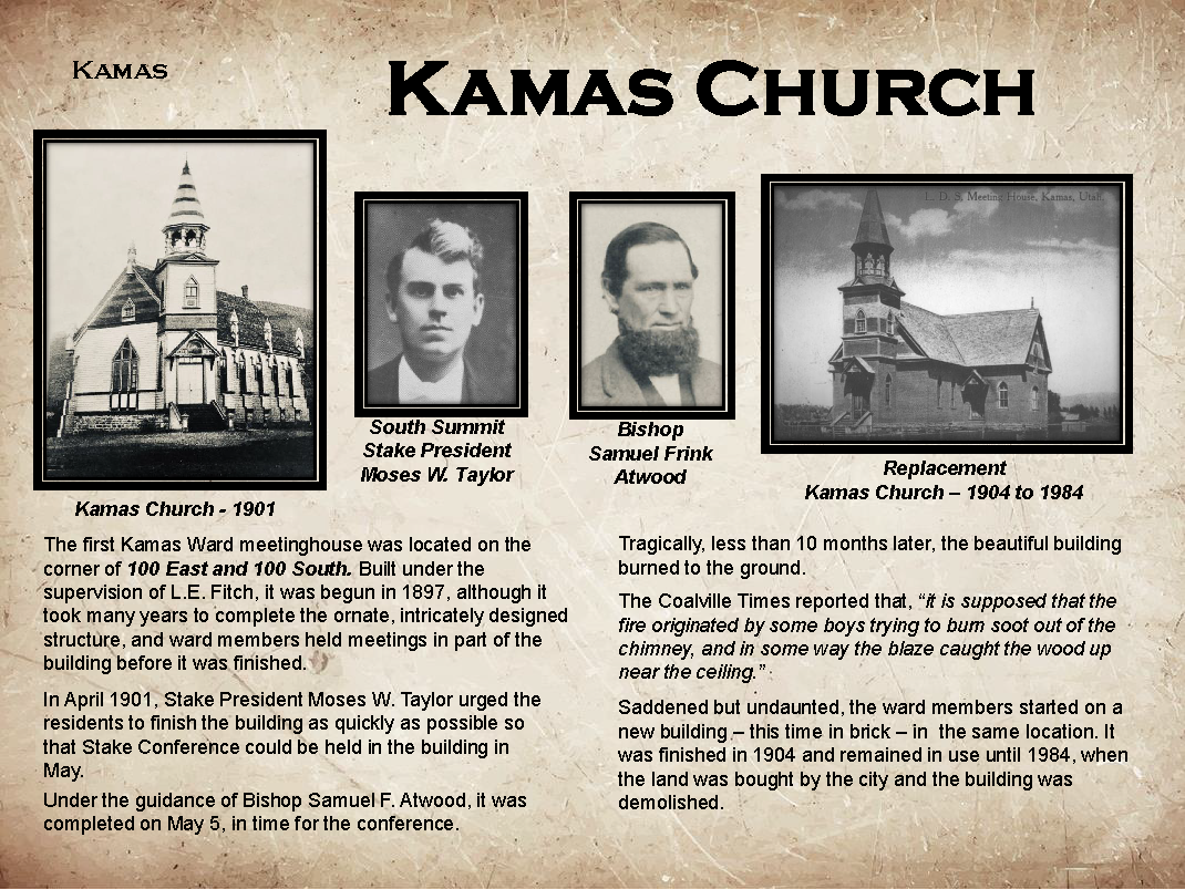 From the Calendar: Kamas Ward Meetinghouse – Kamas Valley History Group