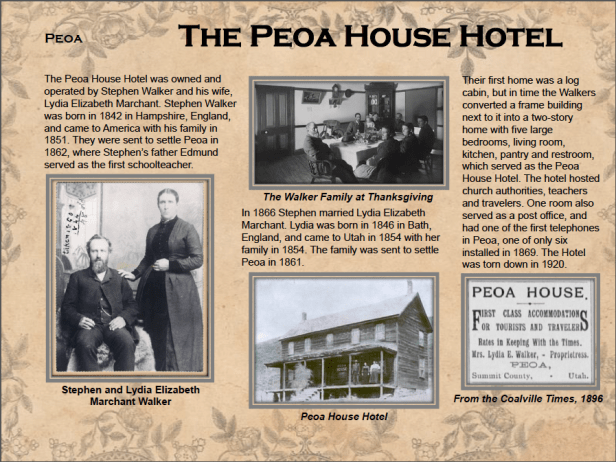 Peoa – Kamas Valley History Group